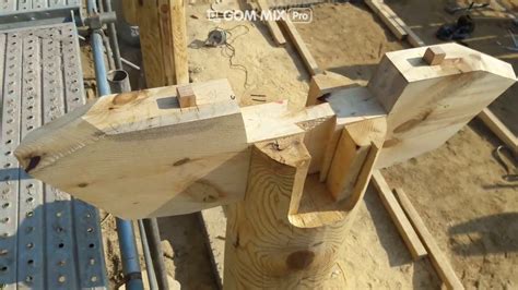 한옥 1 기둥세우기부터 오량까지 조립과정 Youtube