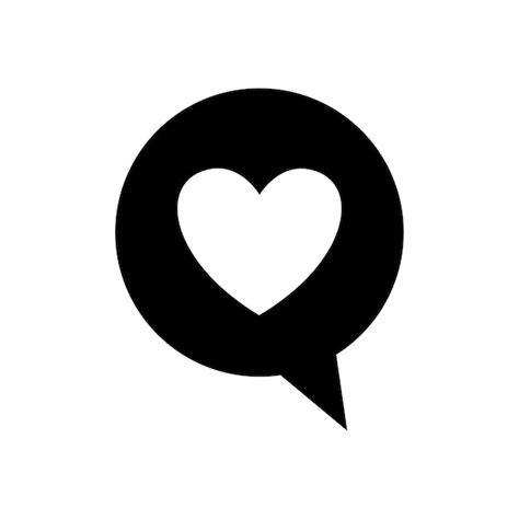 Premium Vector Heart Icon Vector Design Template In White Background