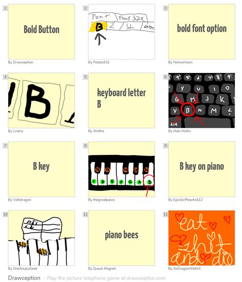 Bold Button Drawception