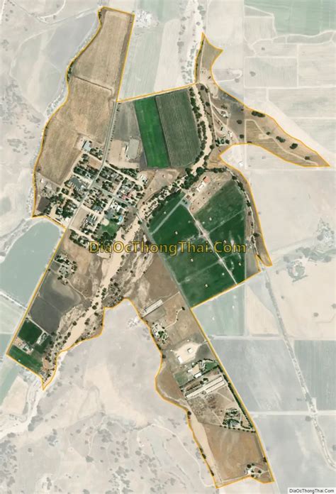 Map Of Creston Cdp California Thong Thai Real