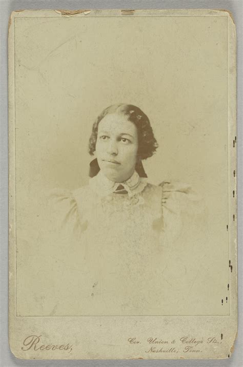 Cabinet Card Of Eva Mae Rhodes Smithsonian Institution