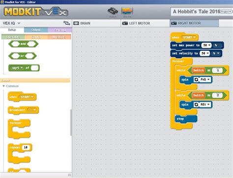 Modkit Programming General Vex Iq Competition Discussion Vex Forum
