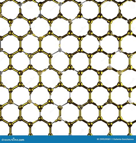 Nanomaterial Mesh Molecular Hexagonal Structure Honeycomb Connection