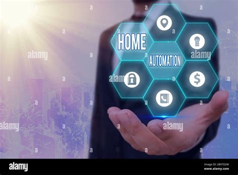 Handwriting Text Home Automation Conceptual Photo Monitoring The Electrical Activity Of The