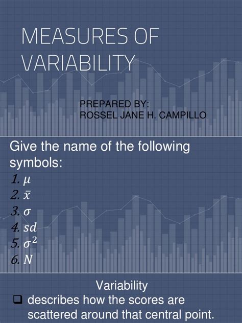 Measures Of Variabilty Pdf Standard Deviation Data Analysis