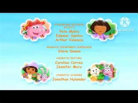 Dora The Explorer Season 8 End Credits Youtube