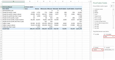 Pivot Tables Big Data Fall Documentation