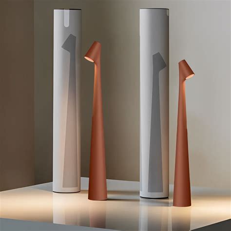 Kalem Cordless Slim Conical Stem Sculpting Table Lamp Artofit