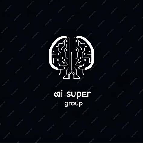 Artificial Intelligence Logo Design Vector Illustration Artificial