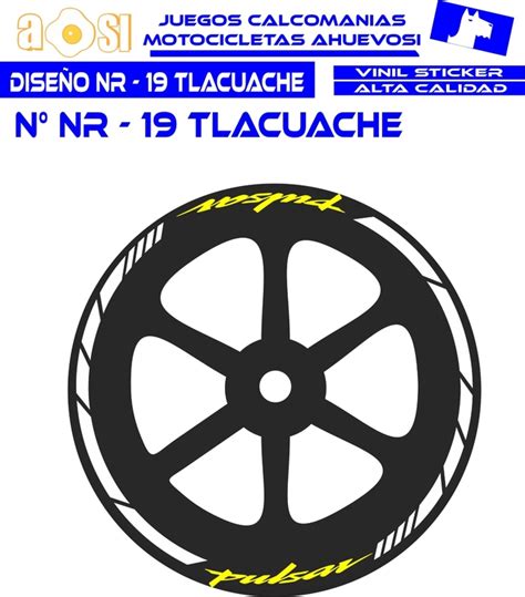 CALCOMANIAS RIN DISEÑO NR 19 Tlacuache Ahuevosi