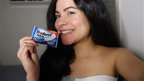 Asmr Mascando Chiclete E Conversando Youtube