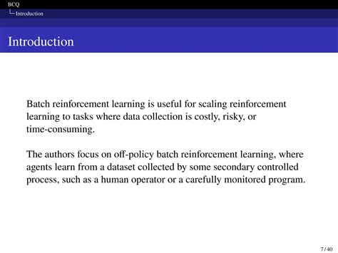 Off Policy Deep Reinforcement Learning Without Explorationpdf