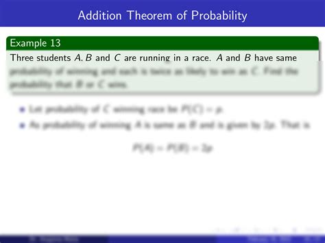 SOLUTION: Addition theorem probability problems - Studypool