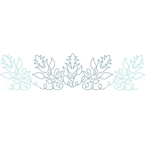 Thistle Center Border Pro Stitcher