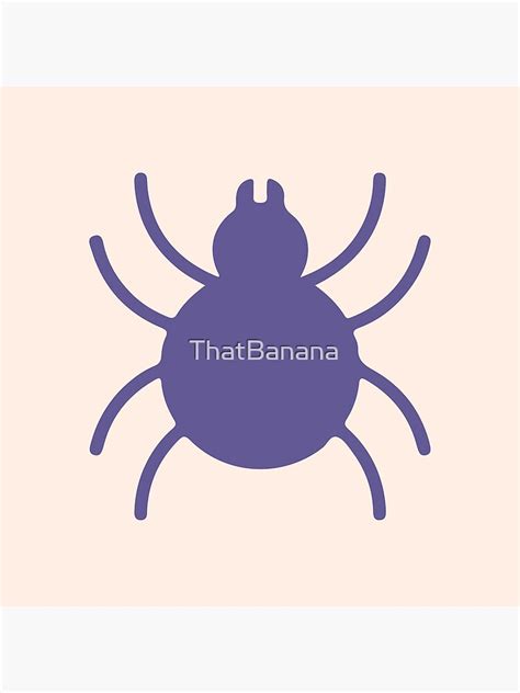 Spider Emoji Poster For Sale By Thatbanana Redbubble