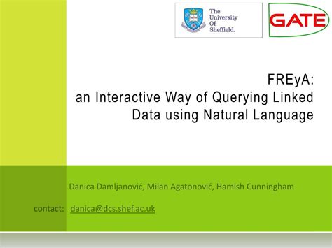 Ppt Freya An Interactive Way Of Querying Linked Data Using Natural Language Powerpoint