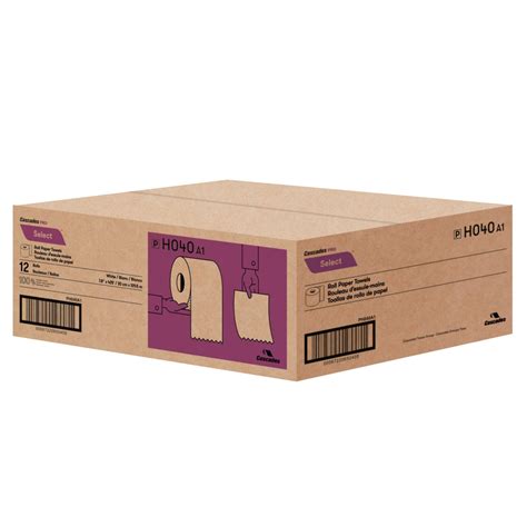 Cascades Pro Select 1 Ply Roll Paper Towel White 7 45 X 425