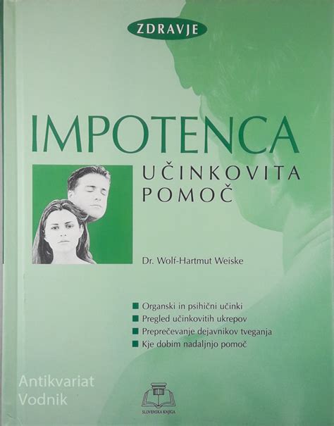 Impotenca Dr Wolf Hartmut Weiske Antikvariat Vodnik