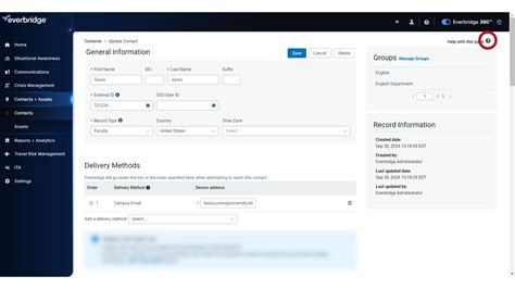 ebs adding a single contact in everbridge suite everbridge
