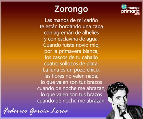 Poemas de Federico García Lorca