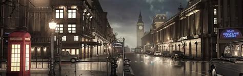 雨夜下的英国街道海报背景PNG图片素材下载 图片编号qbavadao 免抠素材网