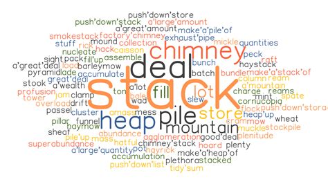 Stack Synonyms And Related Words What Is Another Word For Stack