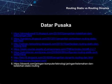 Routing Statis Vs Routing Dinamis Ppt