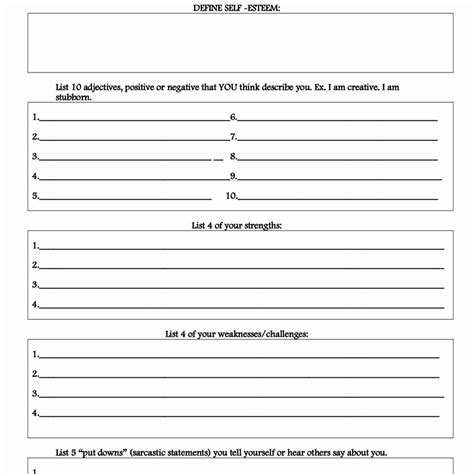 Healthy Boundaries Worksheet Should Add Quotlist 2 Positive Printable