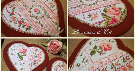 LE CREAZIONI DI CRIS di tutto un pò DUE CUORI con patchwork di
