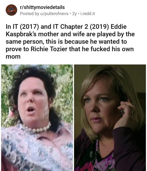 Reddie Eddie Kasbraks Mother And Wife In 2022 Pennywise The