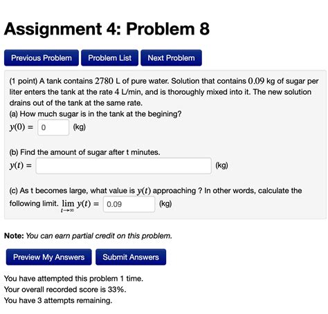 Solved Assignment Problem Point A Tank Contains Chegg