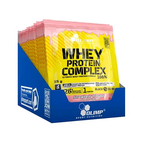 Протеин Olimp Whey Protein Complex 100% клубника 35 г (Ф001472) купить ...