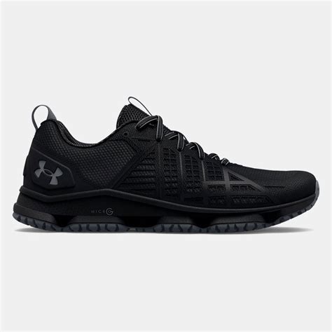 Under Armour Mens Micro G Strikefast Tactical Shoes Black Tactical Gear
