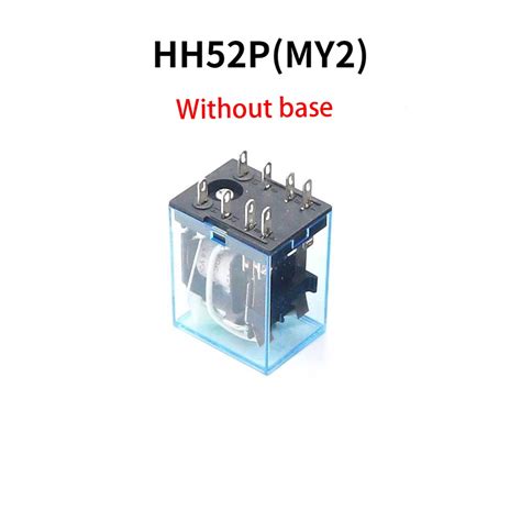 One My2 My3 My4 Electronic Miniature Electromagnetic Relay 5a Coil Pyf14a Socket Base Dc12v