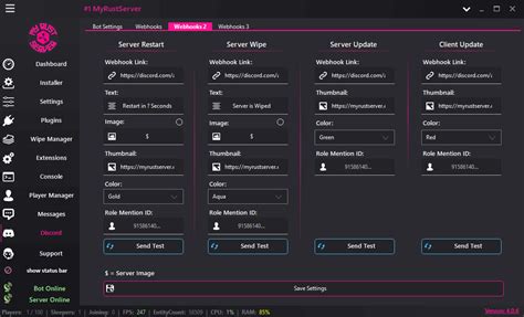 Myrustserver 495 Server Management Tool Lone Design