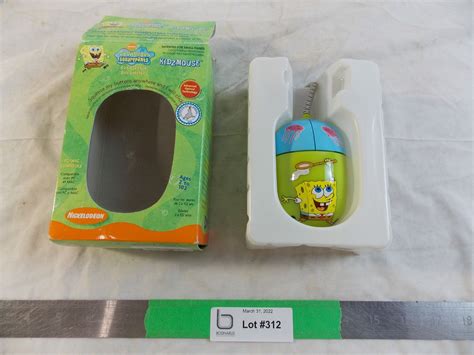 Spongebob Computer Mouse Bodnarus Auctioneering