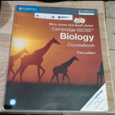 Jual Cambridge Igcse Biology Coursebook Third Edition Jakarta Pusat