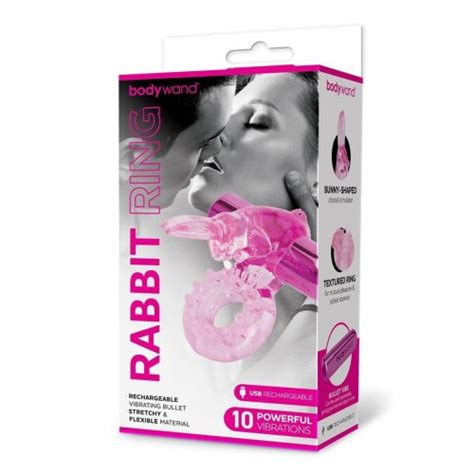 Bodywand Rechargeable Rabbit Ring Couples Cock Ring Pink Sex Toy