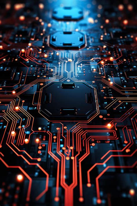 Digital Cyber Pattern Wallpaper Create Abstract Background 27754503