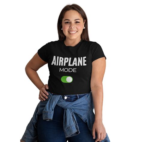 Airplane Mode On T Shirt Womenmen Top The Travel Divas Store