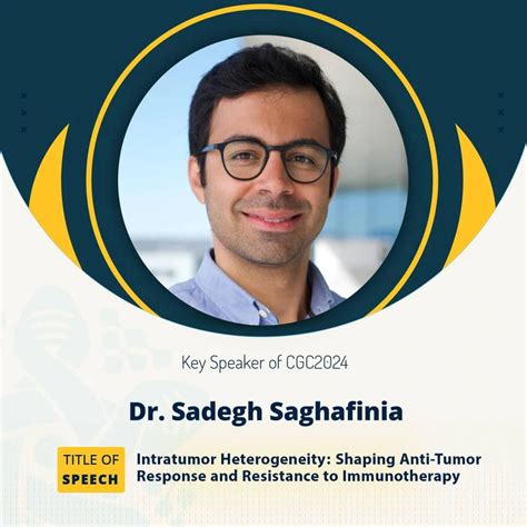 Key Speaker Of Cgc2024 Dr Sadegh Saghafinia 🔸bsc In Chemical Engineering Sharif University Of