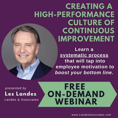 Continuous Improvement System Guide Les Landes Landes And Associates