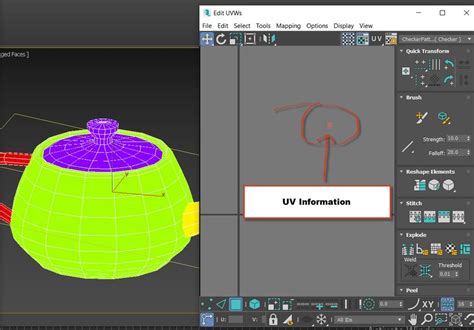 Fundamentals Uv Info Is Very Small On The Uv Editor Window Autodesk