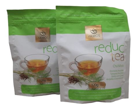 Kit Chá Reduc Tea Akmos Emagrecedor Regulador Intestinal Parcelamento
