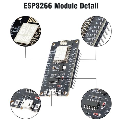 Esp8266 Esp12e Nodemcu Lua Ch340g Wifi Network Development Board