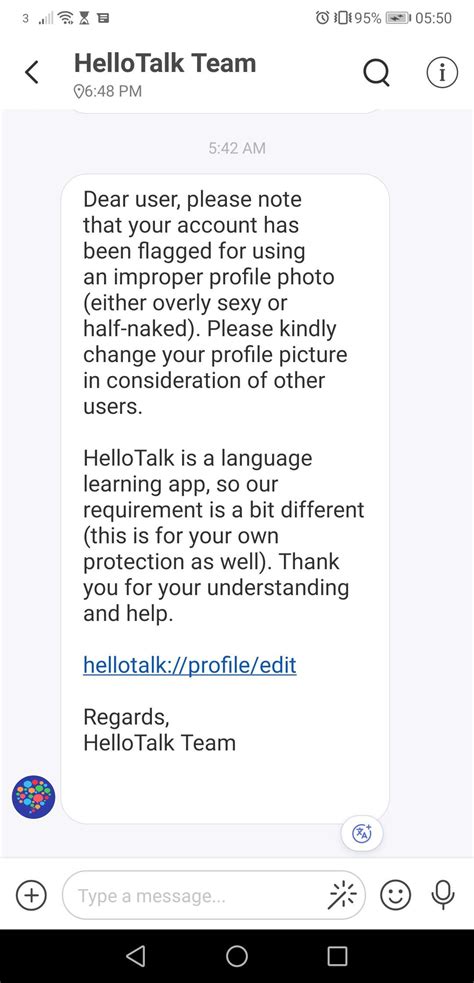 I Got A Warning For My Overly Sexy Profile Pic Am I Missing