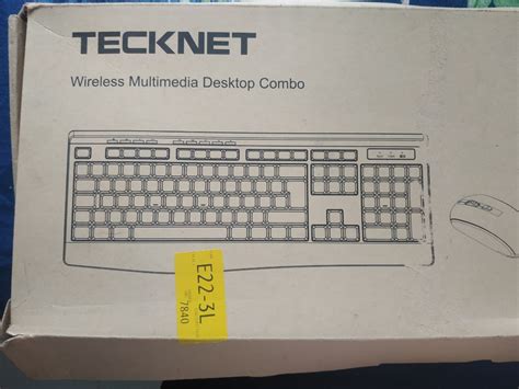 Tecknet Wireless Desktop Combo Computers And Tech Parts And Accessories