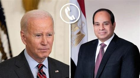 الرئيسان السيسي وبايدن يشددان على خطورة التصعيد العسكري في رفح