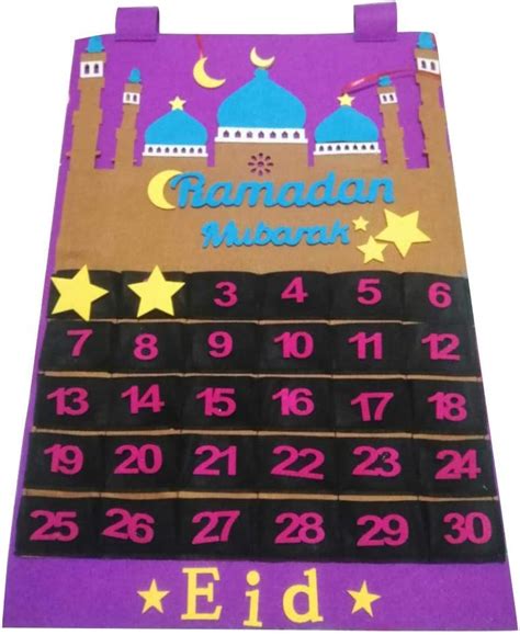 Ramadan Calendars Eid Mubarak Felt Calendar Ramadan Countdown Calendar
