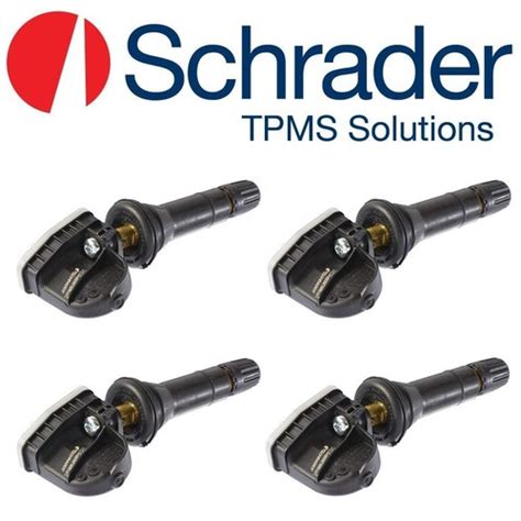 Schrader Ez Sensor 33500 Tpms Tire Pressure Sensor Qty 4 Fits Fiat